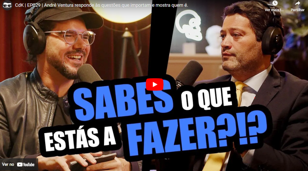 Miguel Milhão, vilaverdense e fundador da Prozis, com André Ventura no ...