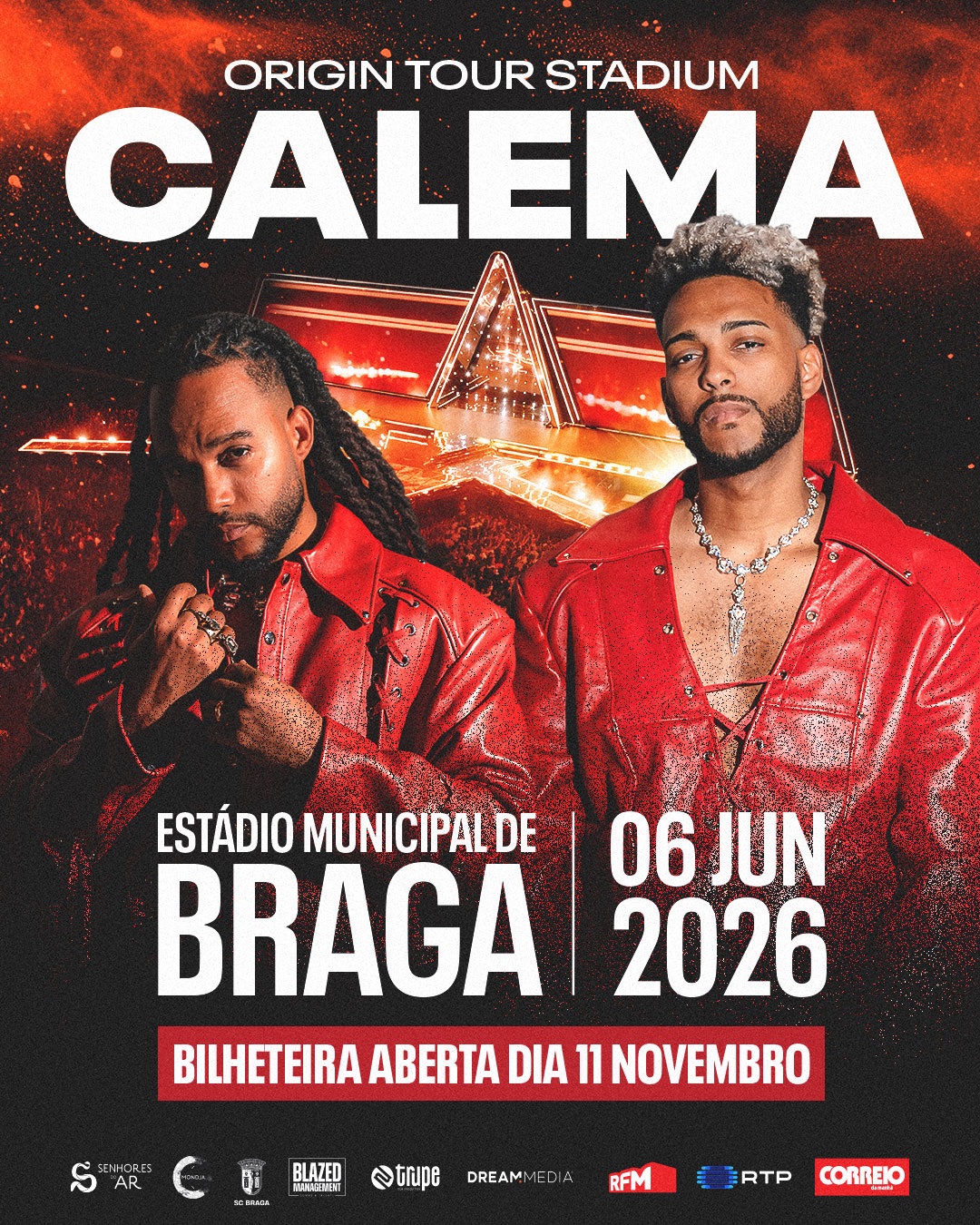 Os Calema anunciam grande concerto em Braga no Estádio Municipal – O ...